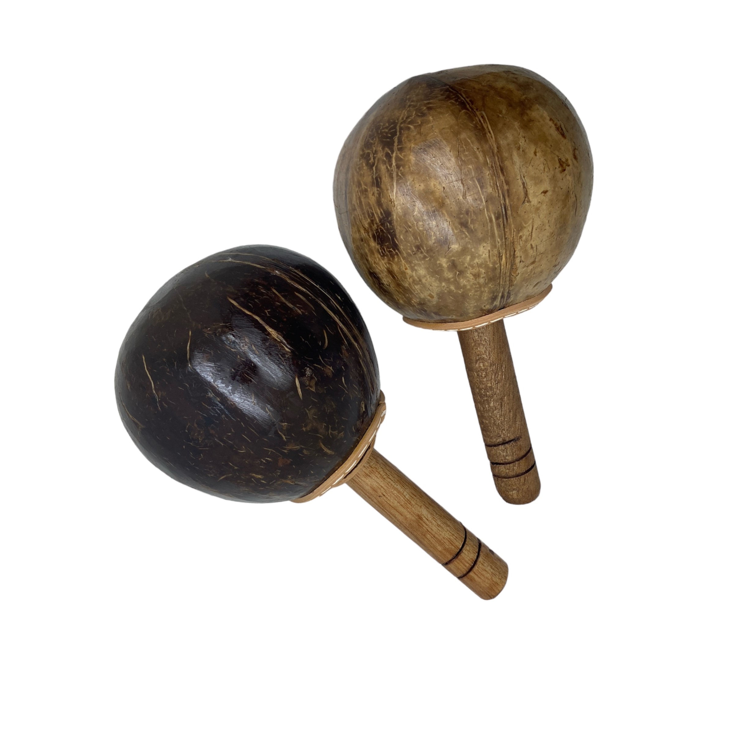 Maraca Chocalho Artesanal De Coco Natural Unidade - O Acústico ...