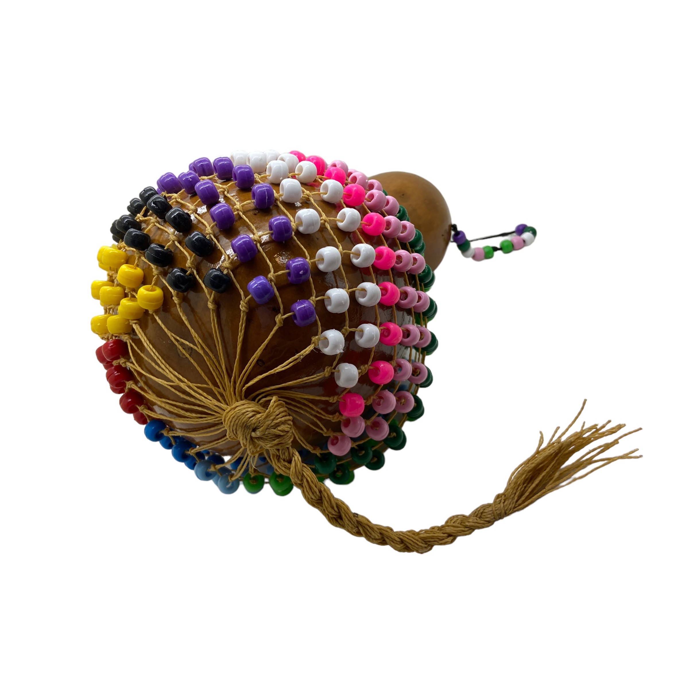 Xequerê Abê Agbê Artesanal Médio Com Miçangas Coloridas - O Acústico ...