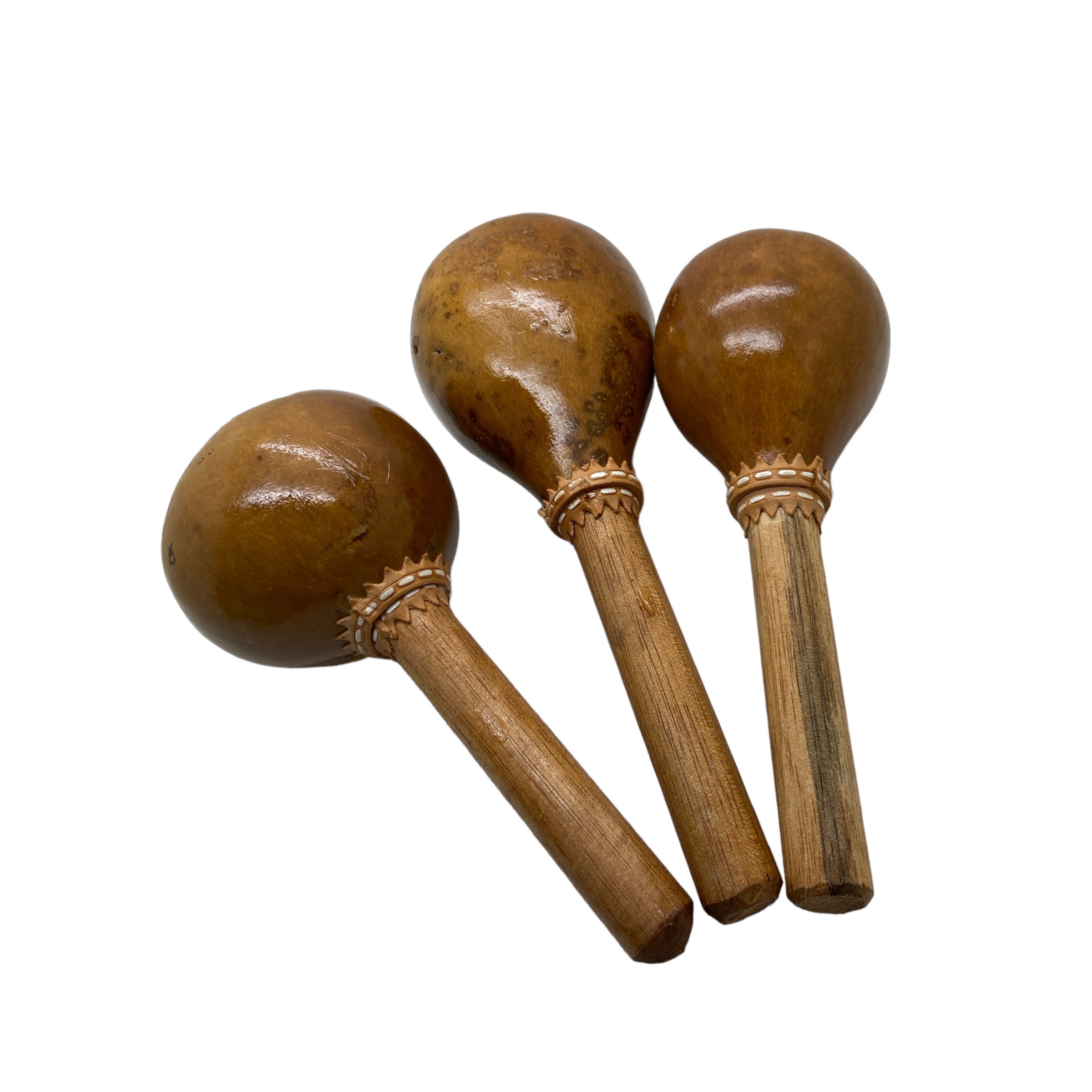 Maraca Chocalho De Cabaça Lisa Natural Unidade - O Acústico ...