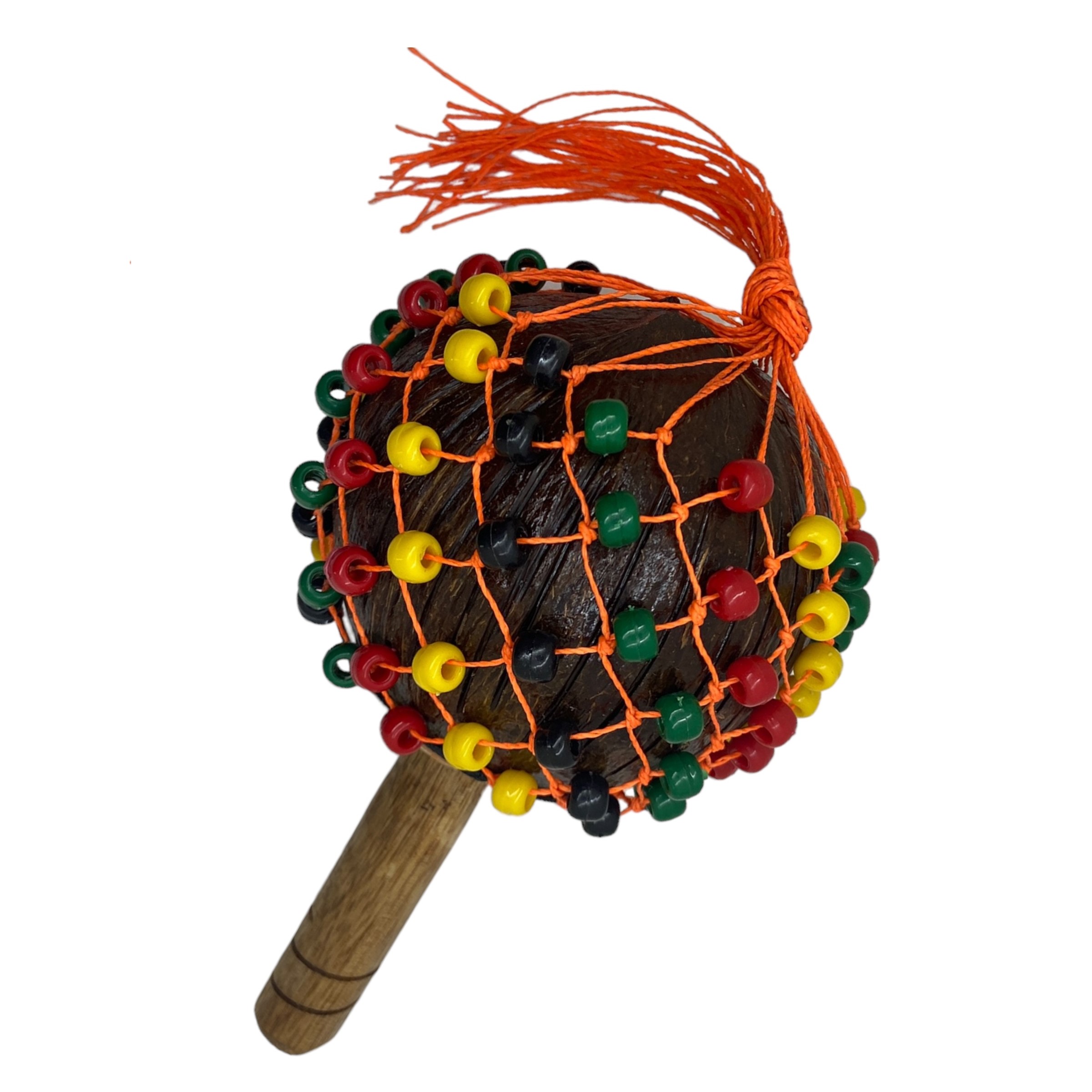 Afoxé De Cabaça Artesanal Miçangas Coloridas - O Acústico - Referência ...