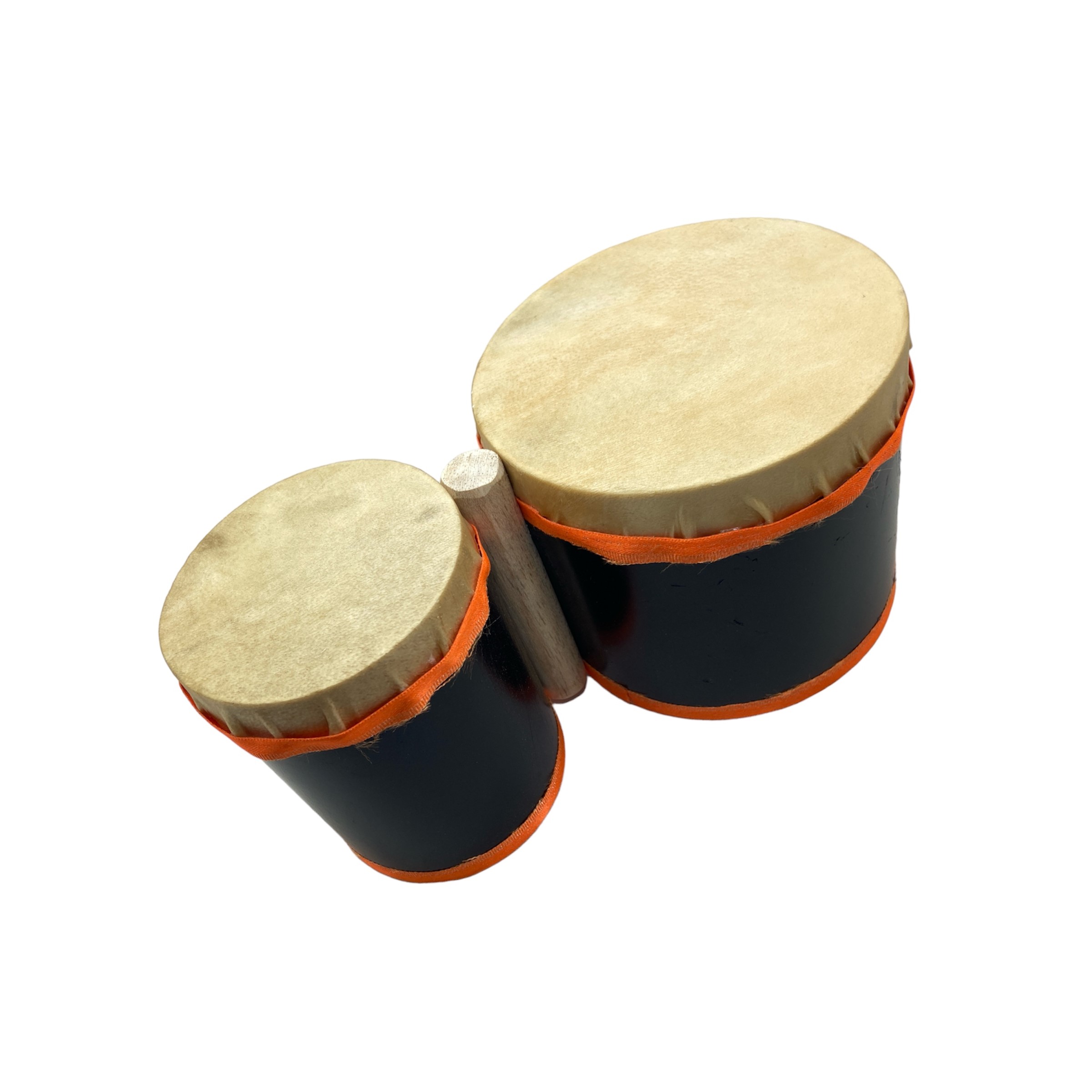 Bongô Artesanal Em PVC Com Pele Couro Musicalização Infantil - O ...