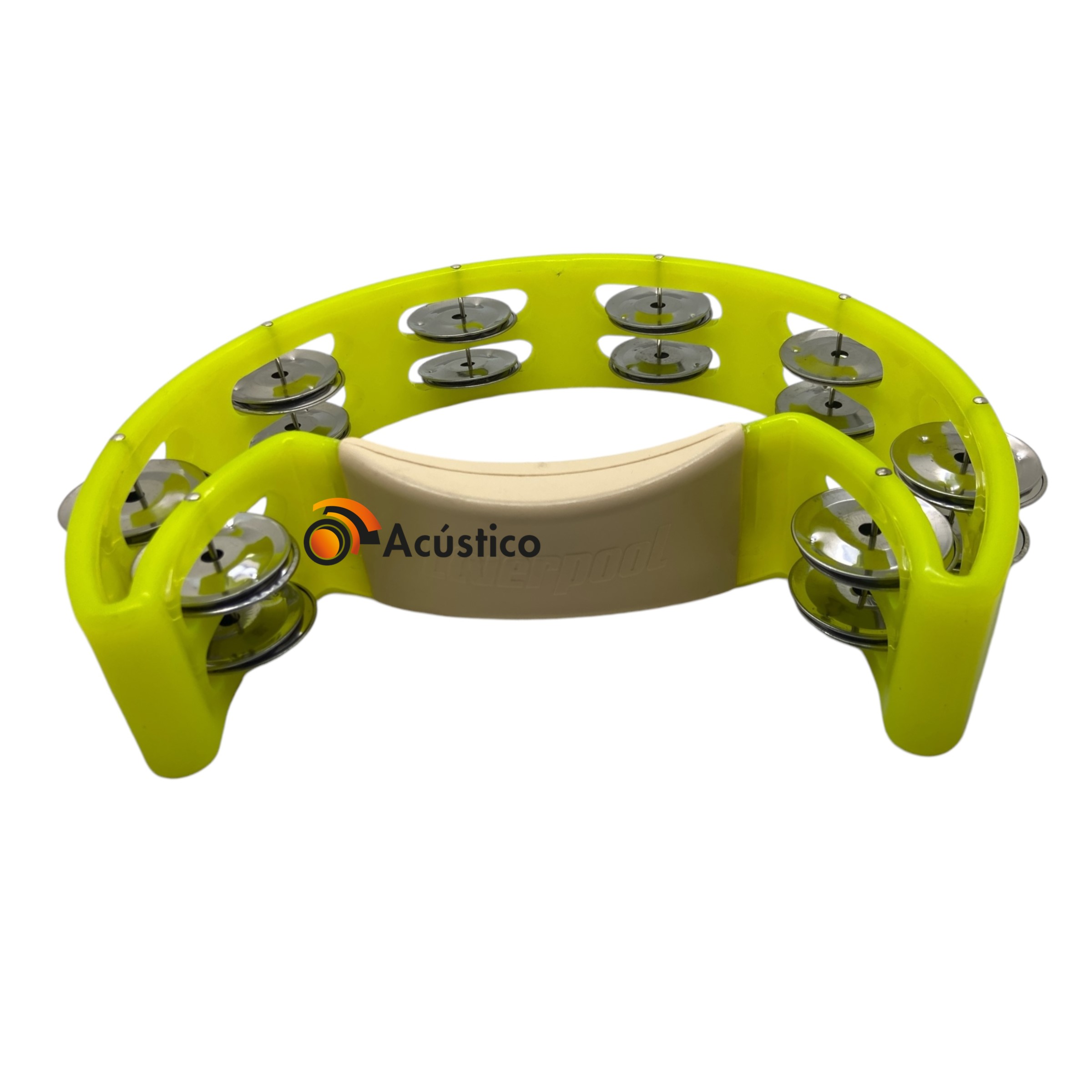 Pandeiro Meia Lua Neon 16 Platinelas Em Inox Liverpool - O Acústico ...