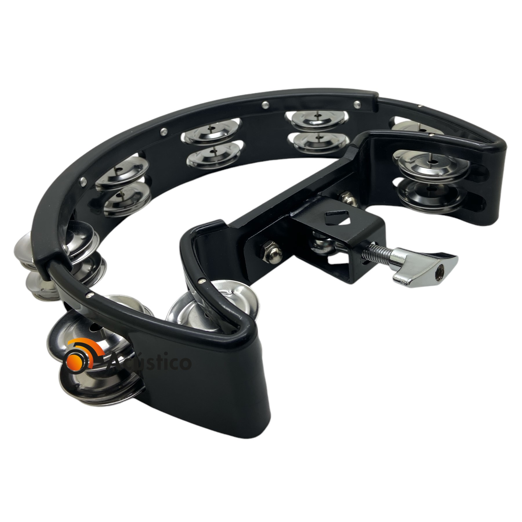 Pandeiro Meia Lua Com Clamp Liverpool Preto - O Acústico - Referência ...