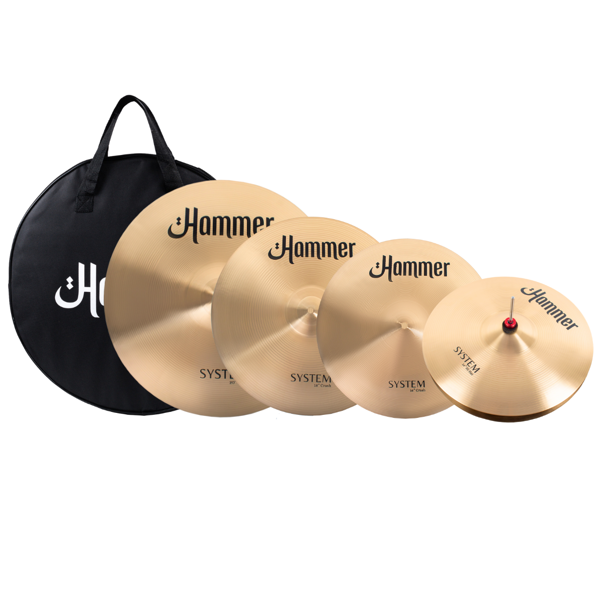 Set Pratos De Bateria Liverpool Hammer System 14/16//18/20 - O Acústico ...