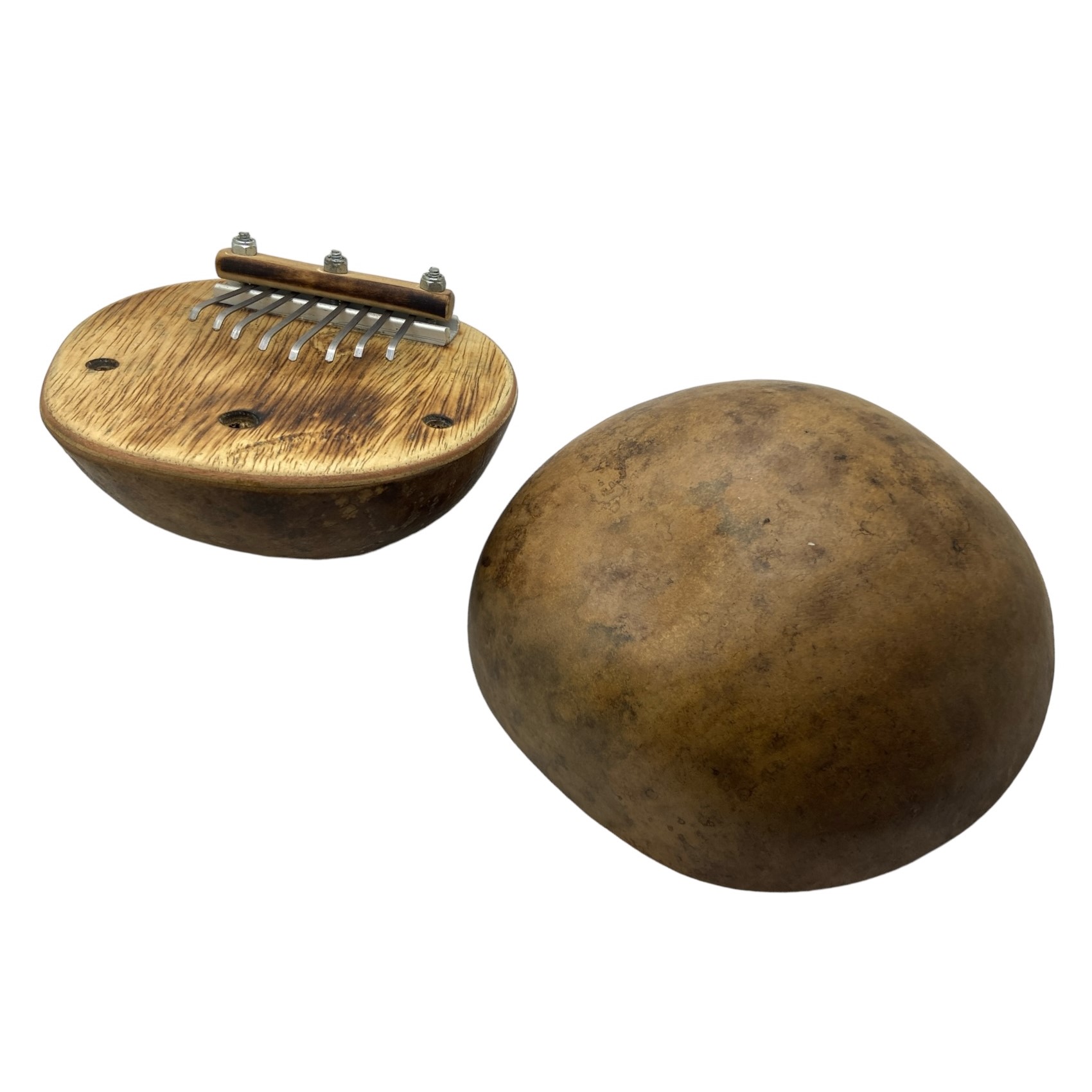 Kalimba Artesanal Média Com 8 Teclas Cabaça - O Acústico - Referência ...