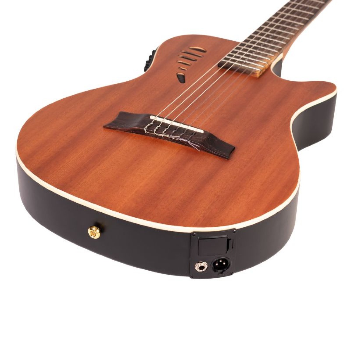 Violão Nylon Semi Acústico Marquês Ativo Flat Cut Fosco - O Acústico ...