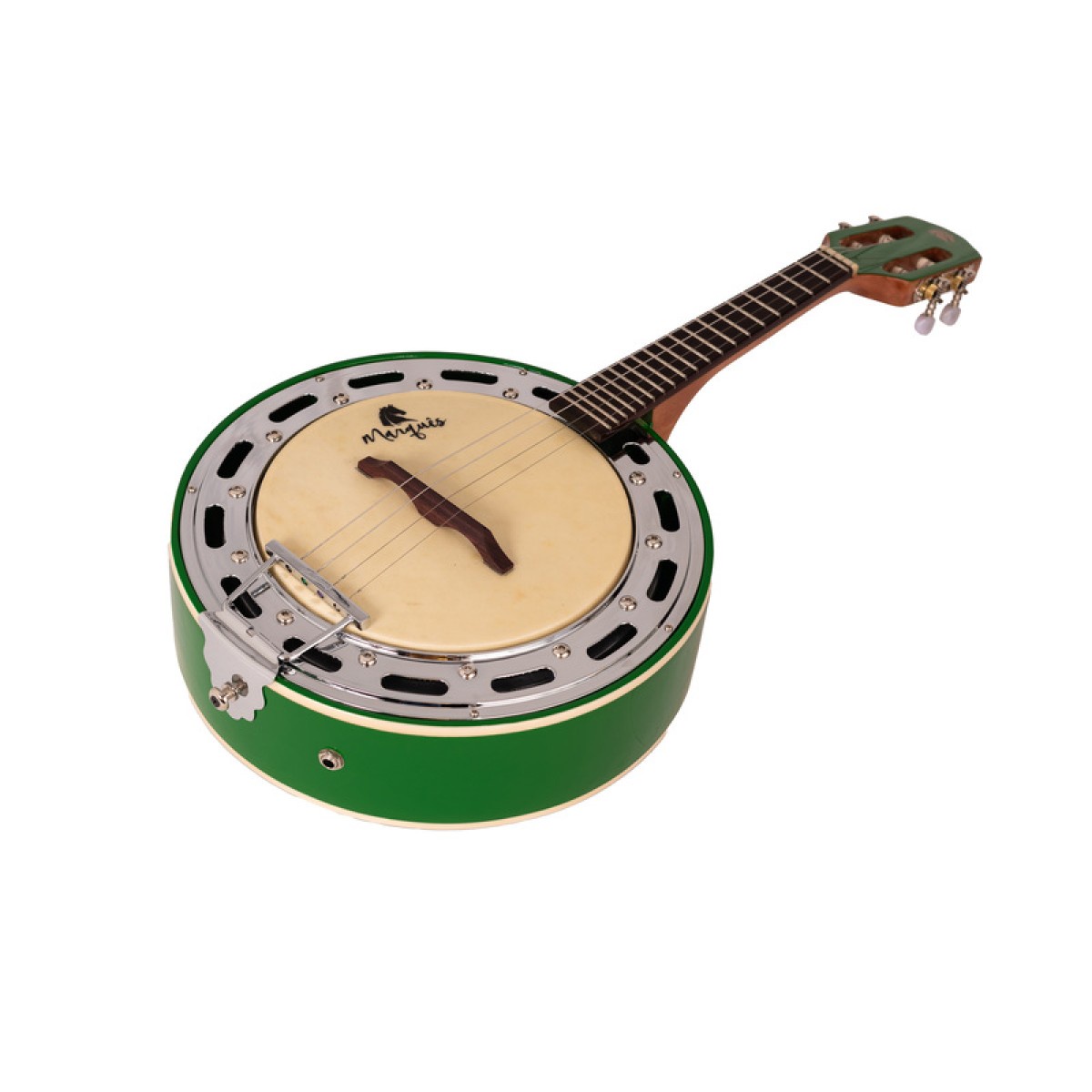 Banjo Eletroacústico Passivo Verde com Aro Cromado Marquês - O Acústico ...