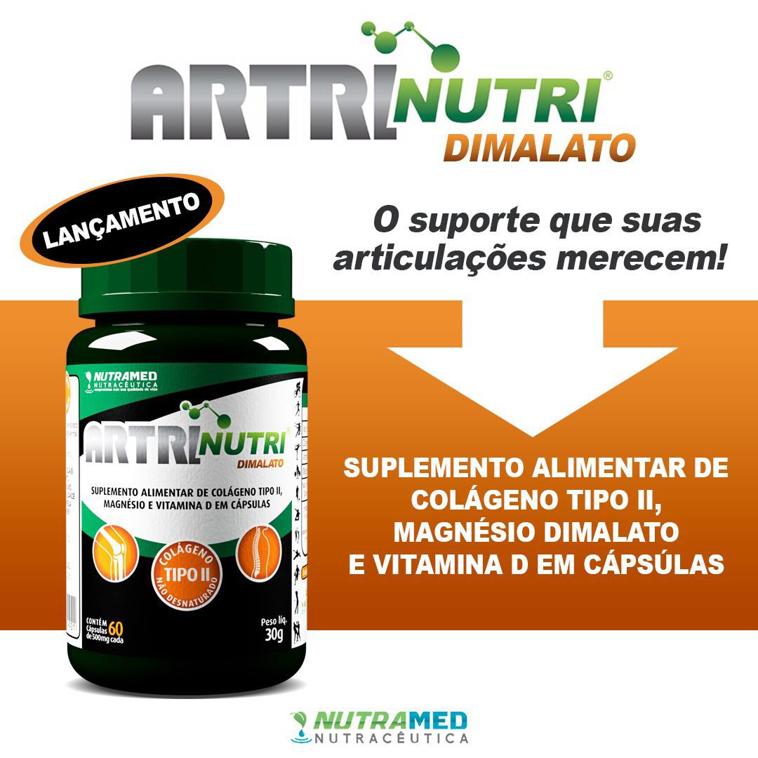 Artrinutri Dimalato - 60 cápsulas - Nutramed Nutracêutica