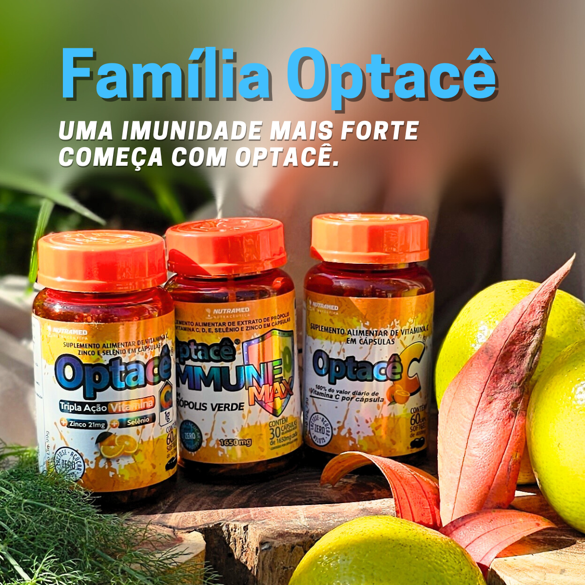 Optacê C - Vitamina C - 60 cápsulas - Kit 3 unidades - Nutramed ...