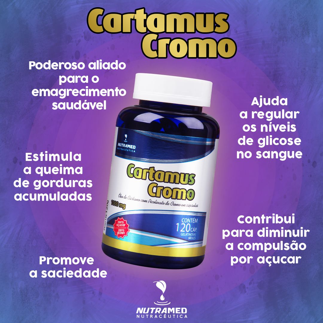 Cartamus Cromo - Nutramed Nutracêutica
