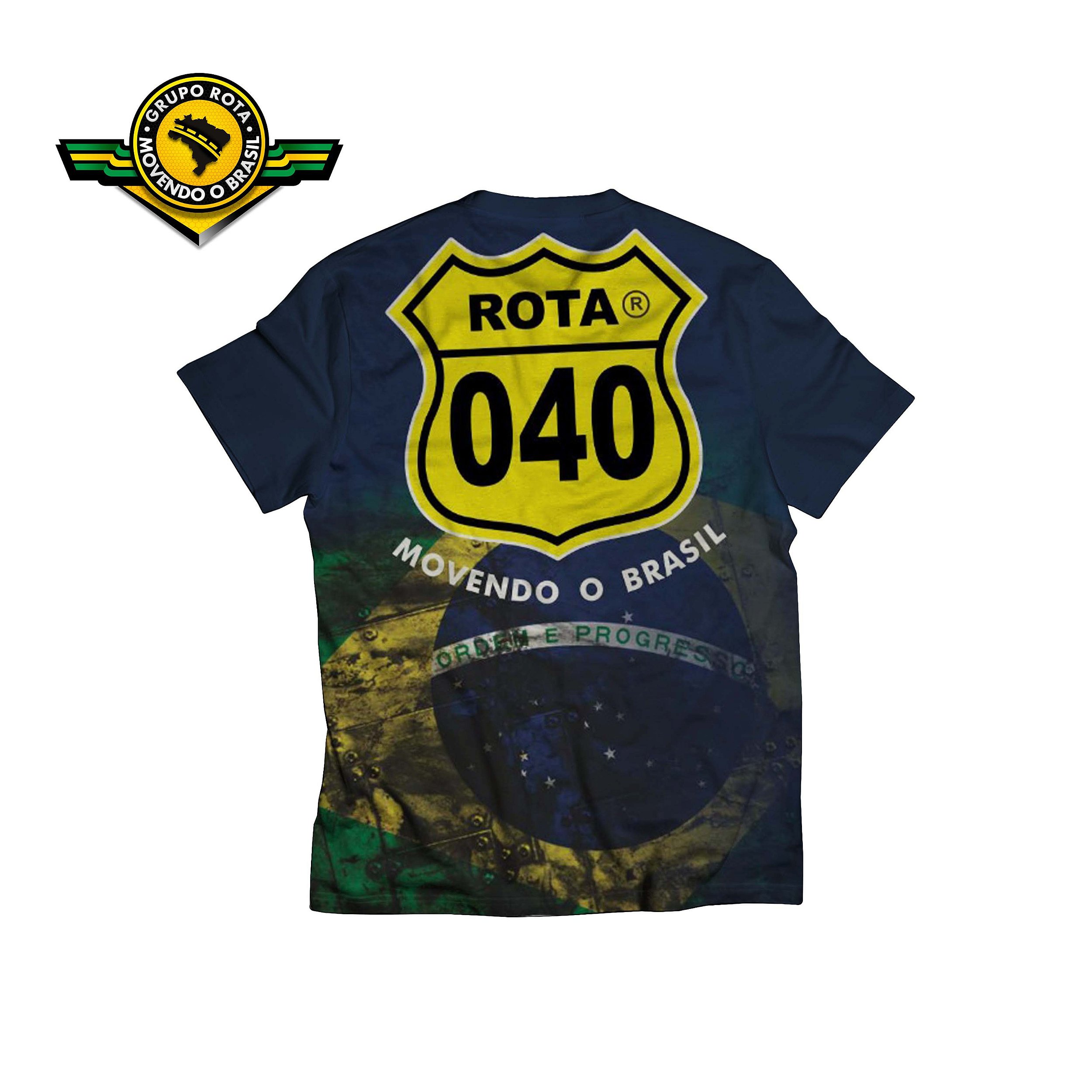 CAMISETA MASCULINA VOLVO FH ROTA 040 - Grupo Rota Movendo O Brasil