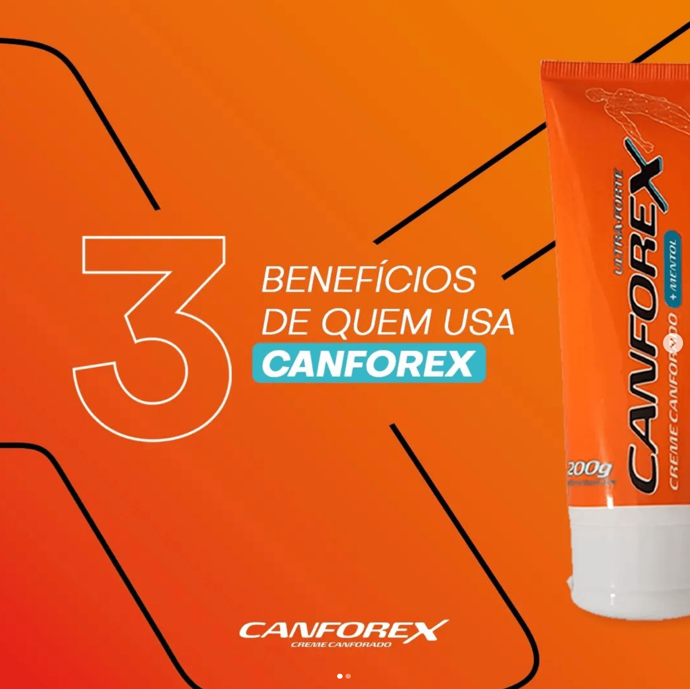 Kit com 3 Canforex Creme Canforado 200g - Canforex Creme Canforado
