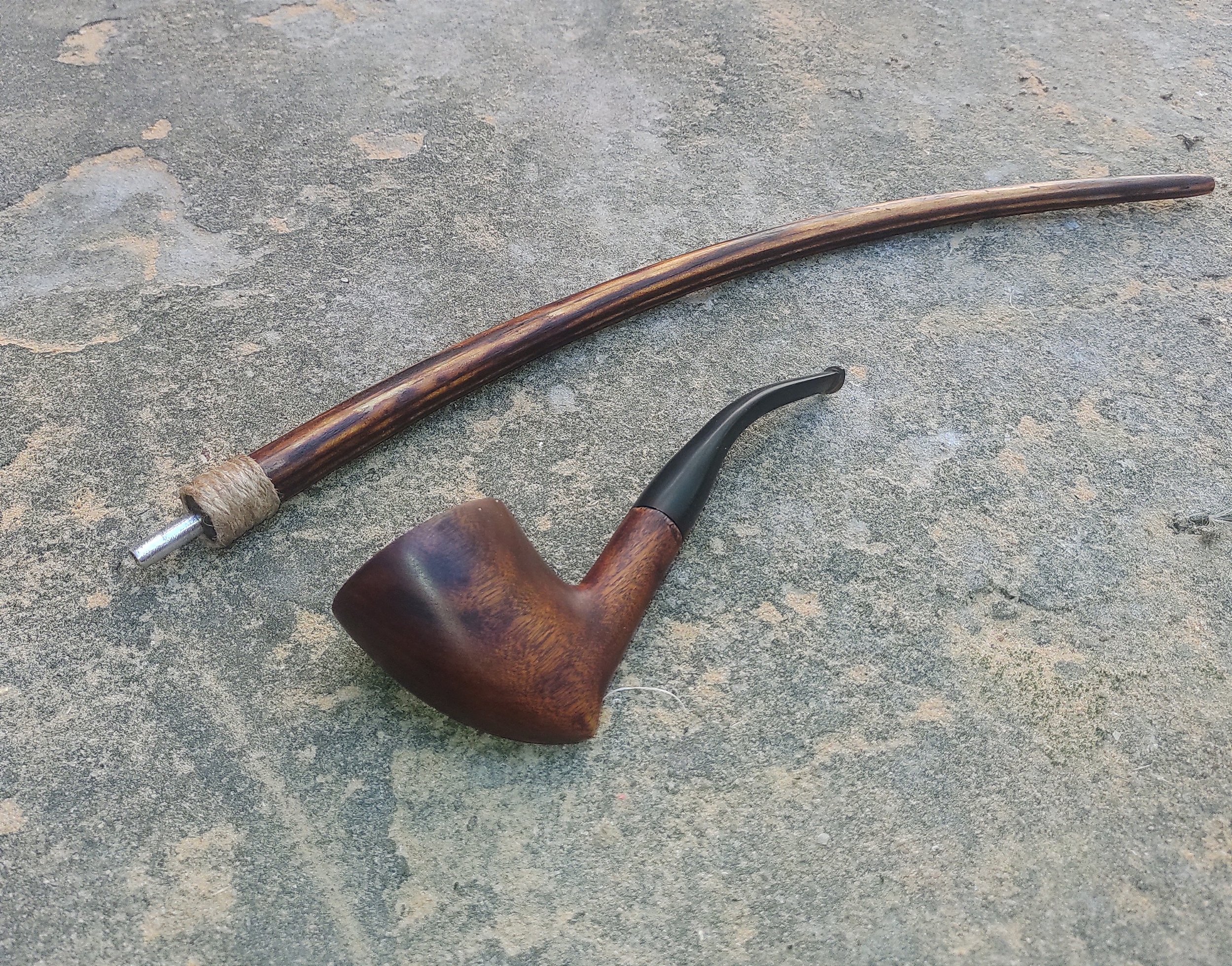 Cachimbo Gandalf longo mago madeira - Dom Saturnus