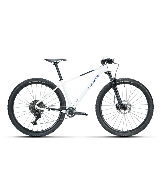 BICICLETA SENSE IMPACT PRO BRANCO/AZUL 2025 TAM - 19 - ROXBIKESHOP