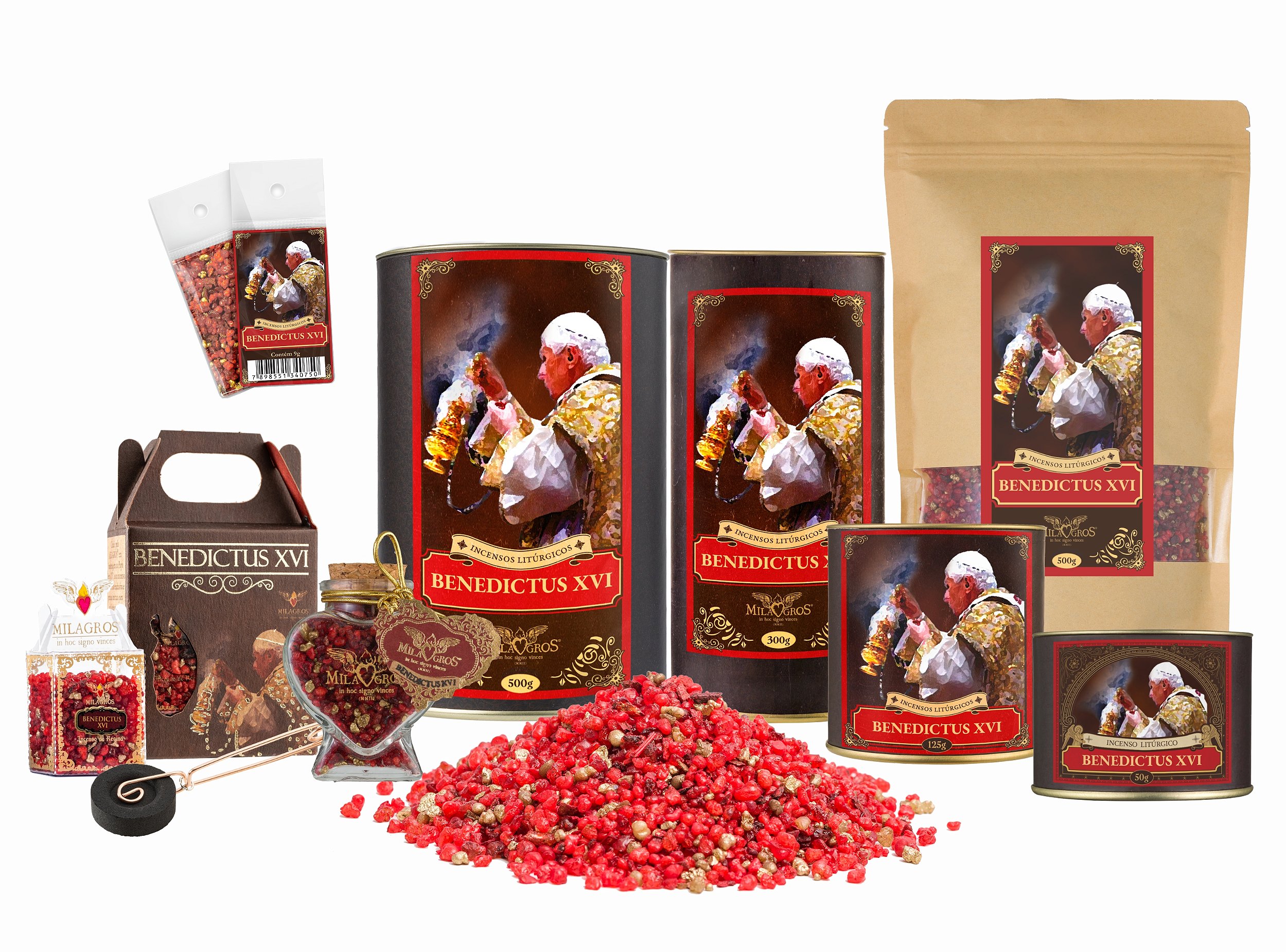 Incenso Benedictus XVI 125g - MILAGROS INCENSOS LTDA