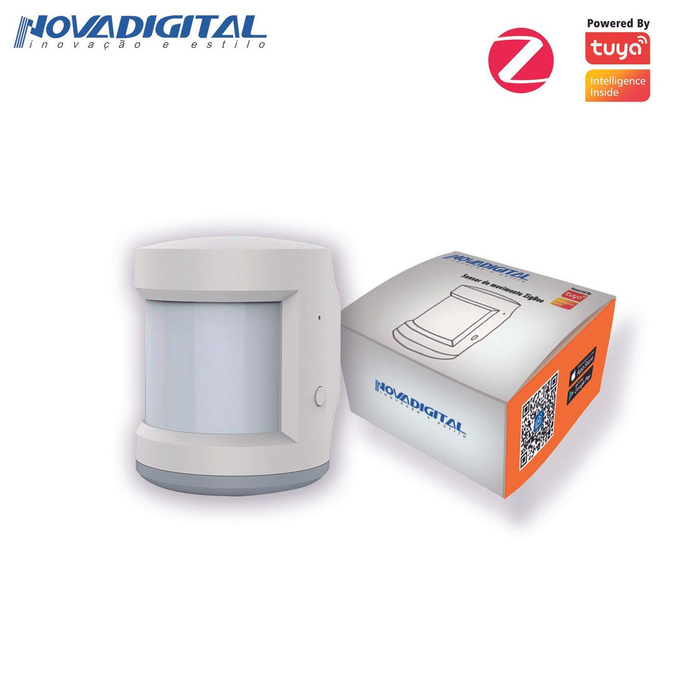 Sensor de movimento e presença zigbee Nova Digital | Loja Geek Smart ...