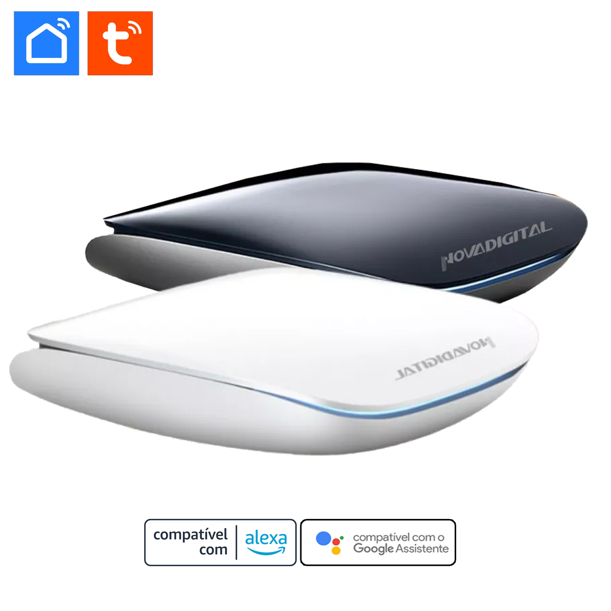 Hub Zigbee + Ble Mesh Nova Digital Tuya Com Suporte de Até 128 ...