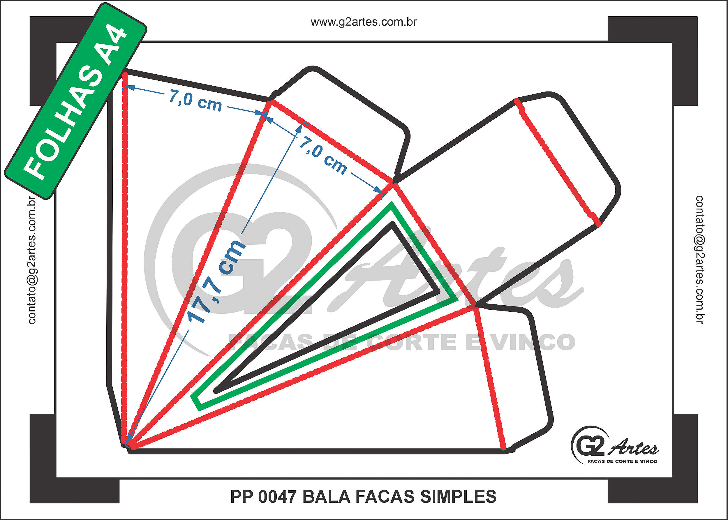 PP 0047 - Torre Visor Shaker - G2 Artes - Facas corte e vinco