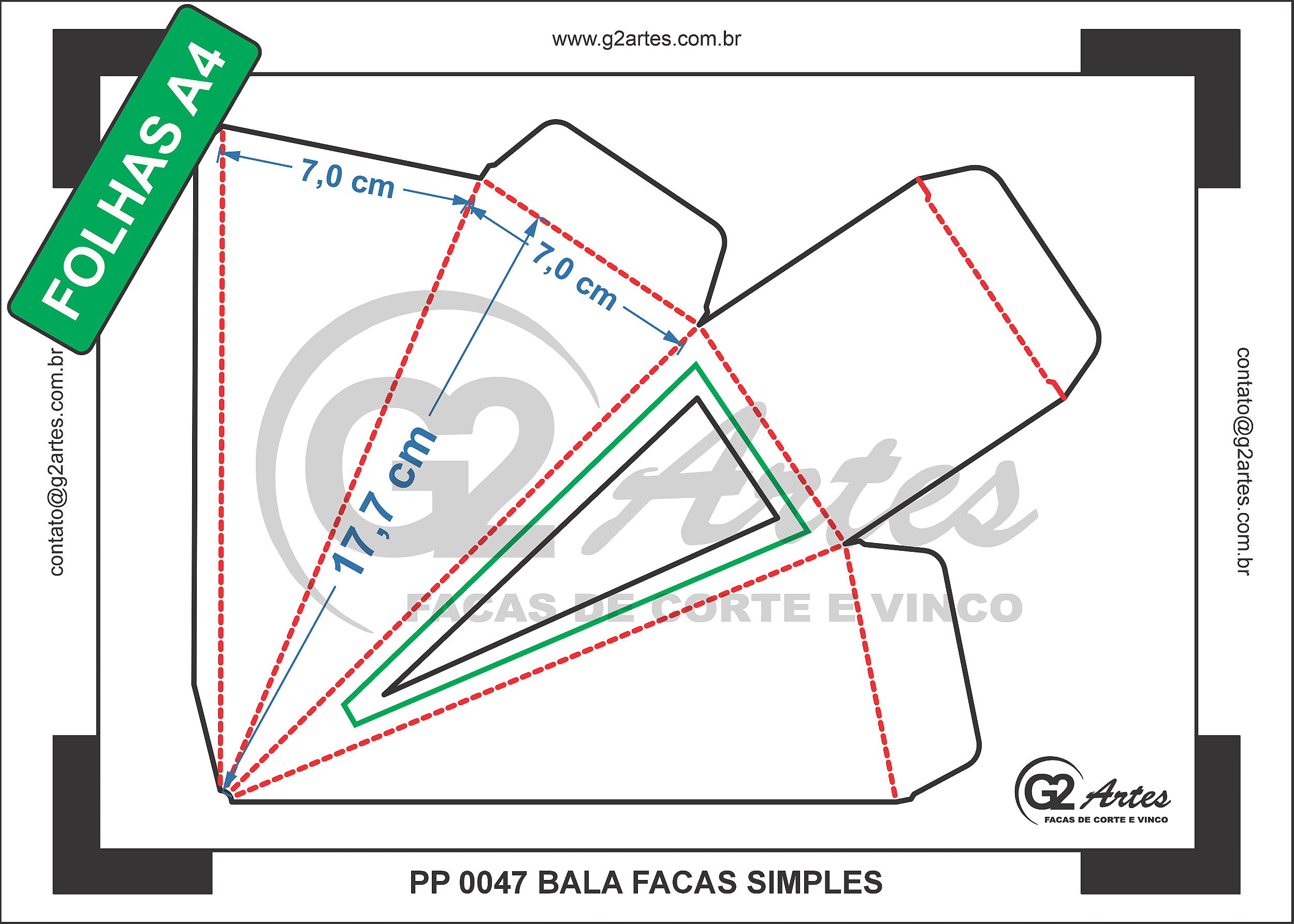 PP 0047 - Torre Visor Shaker - G2 Artes - Facas corte e vinco
