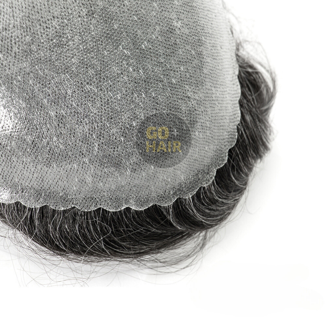 Prótese Capilar modelo Poly Fuse #1B ( castanho escuro ) - Go+Hair