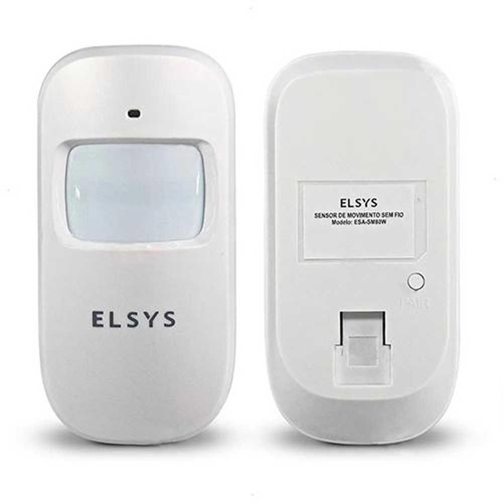 Kit de Alarme Wi-fi C/ Sensores Sem Fio Elsys - ESA-KW1080 - Luxgolden