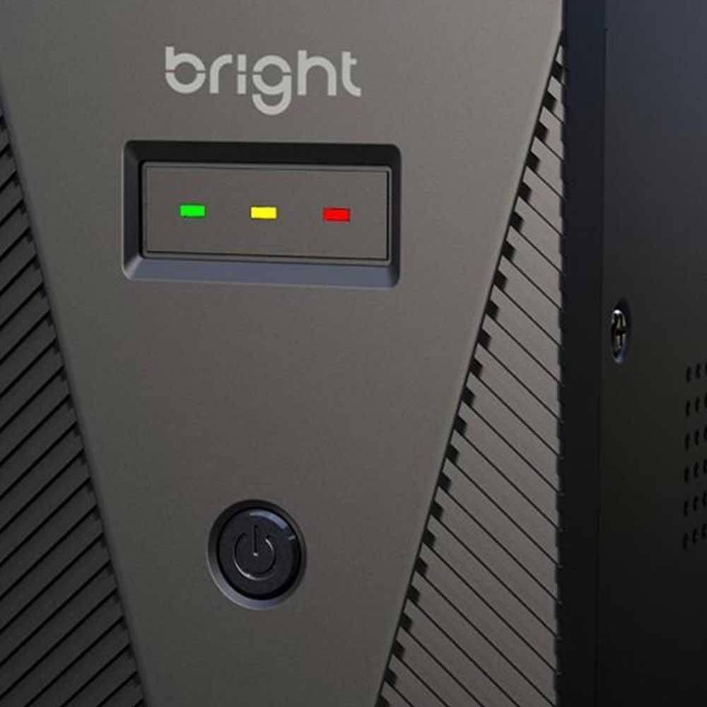 Nobreak Bright 1200VA 720W Cód.NB003 Preto Bivolt - Luxgolden