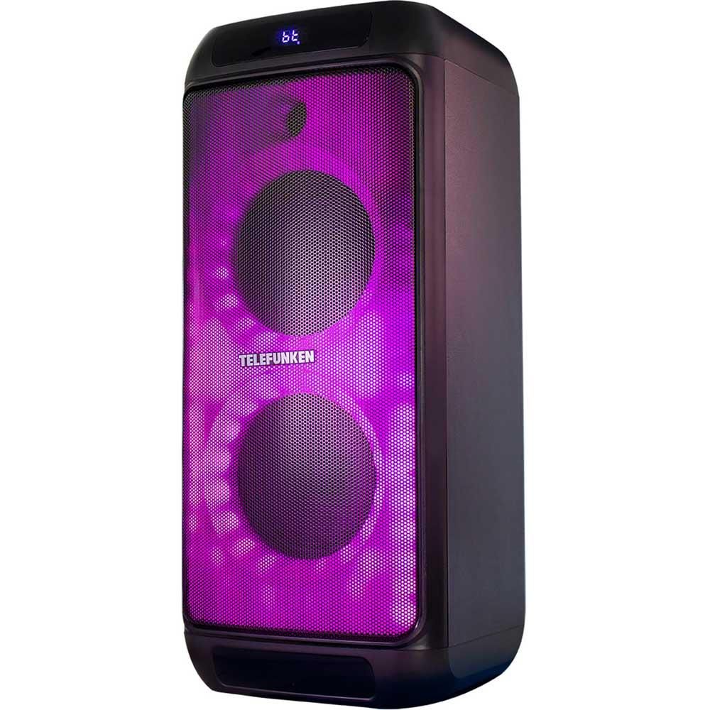 Caixa de Som Telefunken Bluetooth 600W Rms Ultrabox 6 Preto - Luxgolden