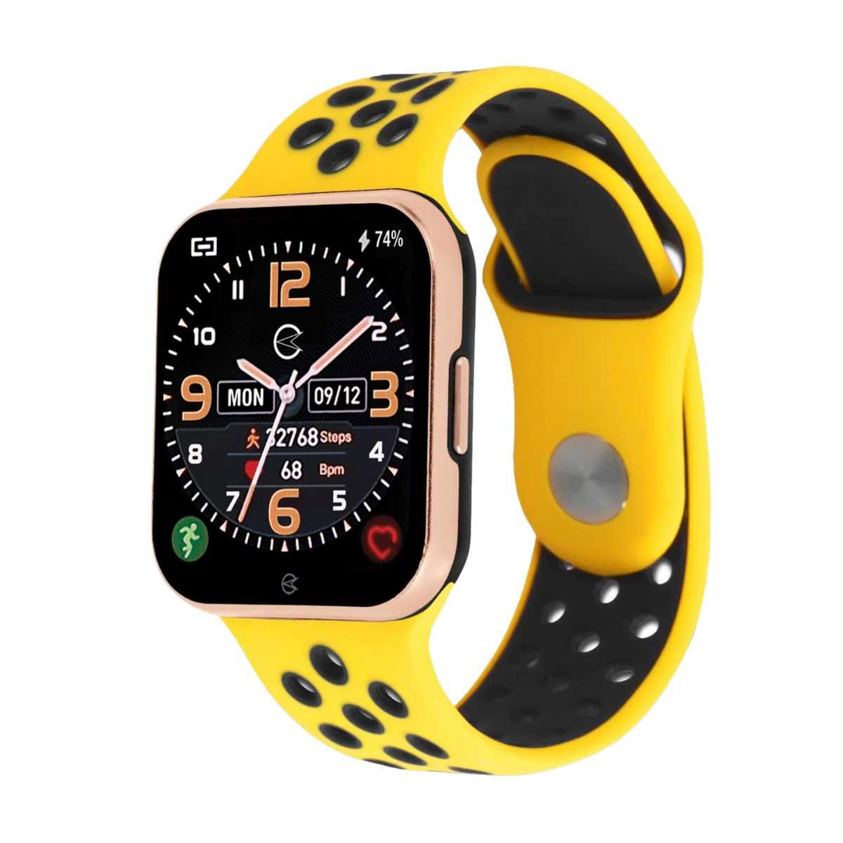 Smartwatch Champion 2 Pulseiras C033 CH50033U Amarelo/Preto - Luxgolden