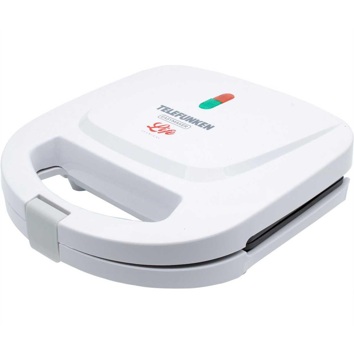 Sanduicheira Telefunken 650W Easymaker G Branco - 127V - Luxgolden