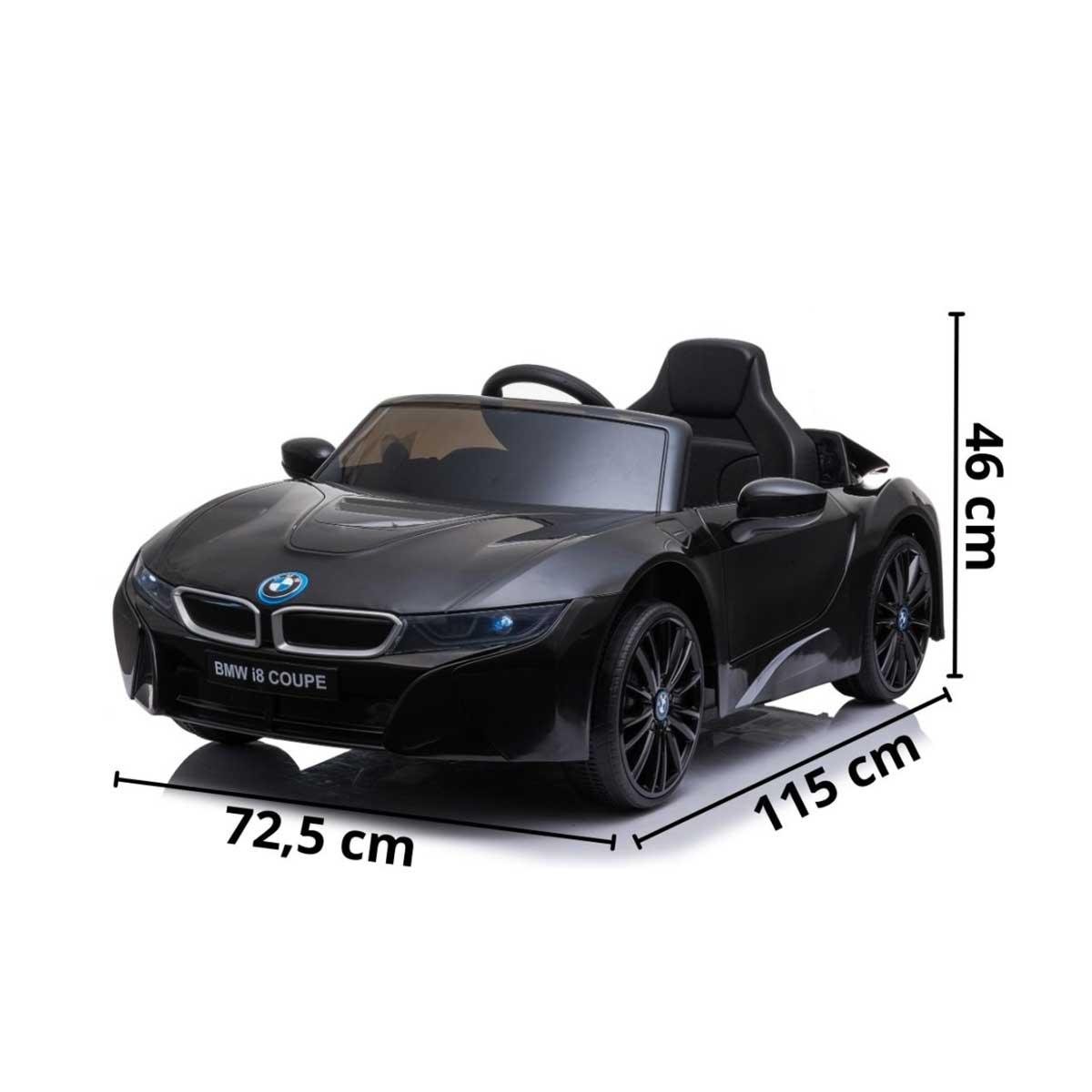 Mini Carro Elétrico Importway 12V BMW I8 BW293PT Preto - Luxgolden