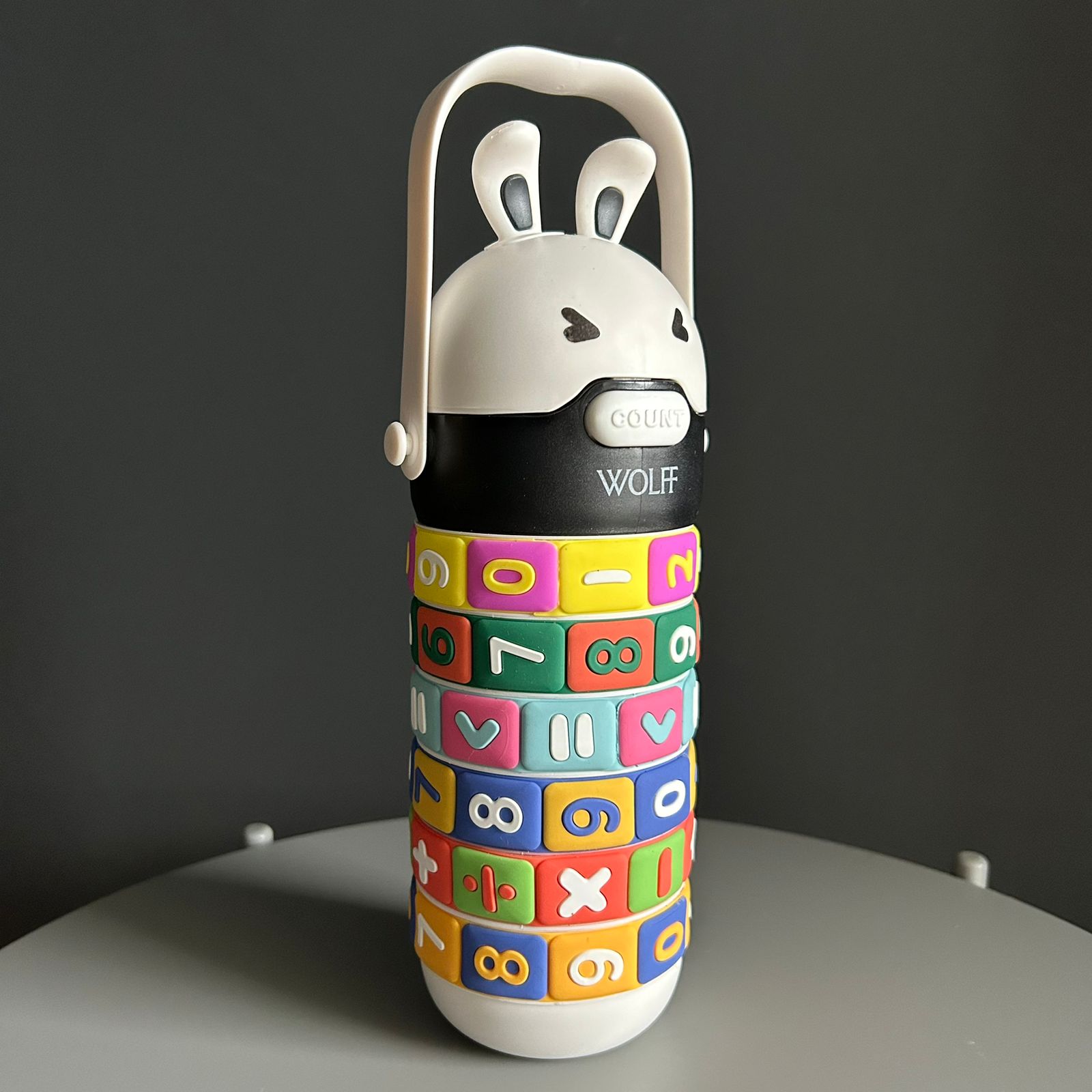 Garrafa Bunny Tabuada - 520ml - KEI HAUS