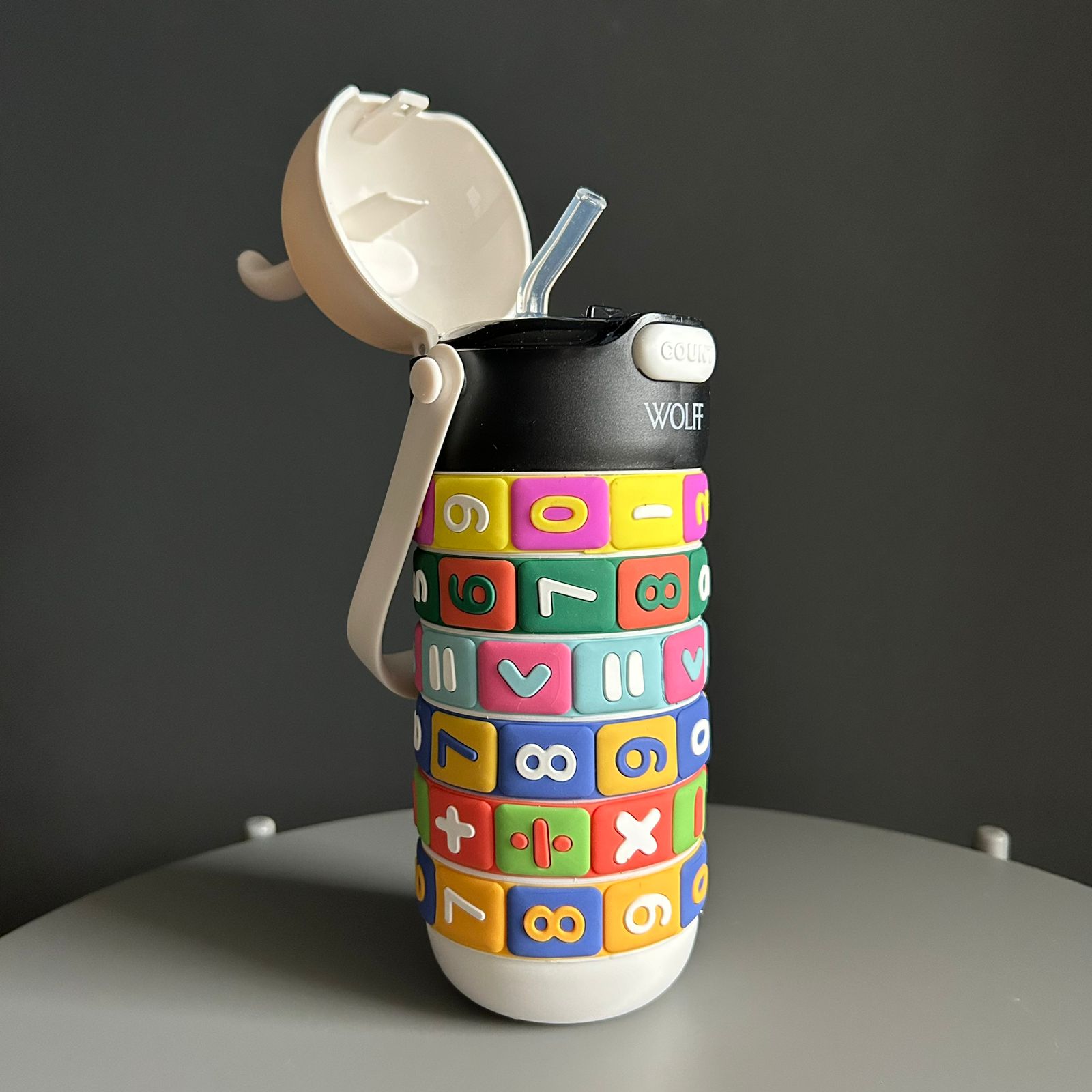 Garrafa Bunny Tabuada - 520ml - KEI HAUS