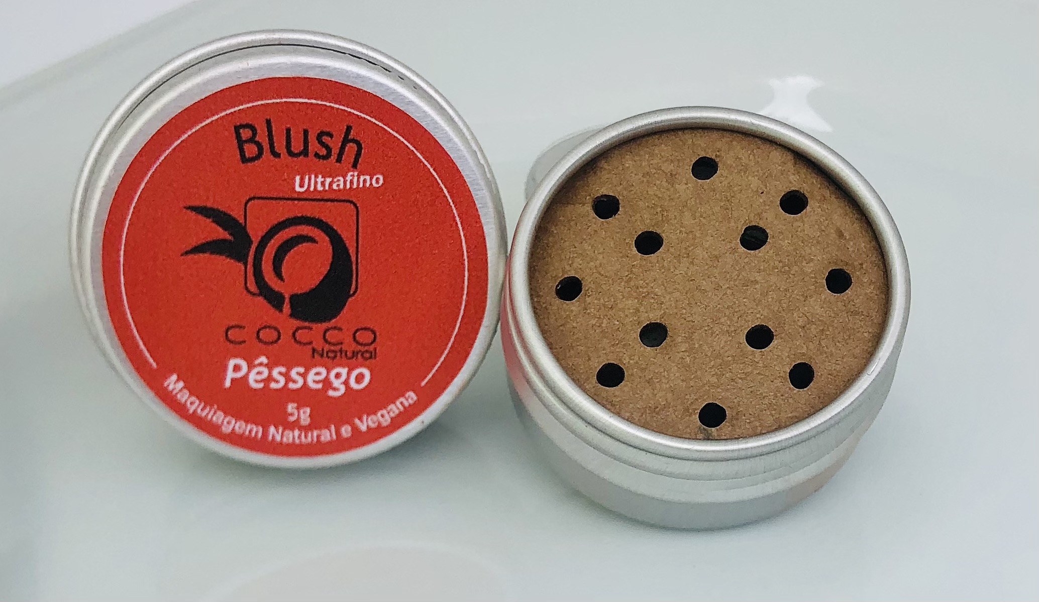 Blush pêssego - CoCCo Natural Maquiagem