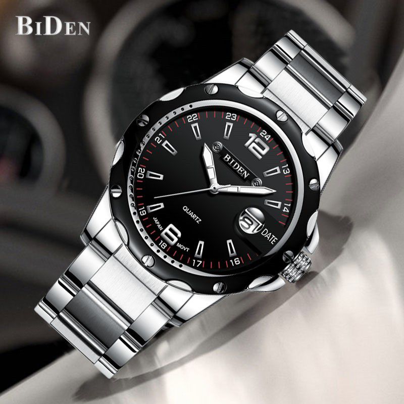 Relógio de Quartzo Masculino Biden Impermeável - valneimportados