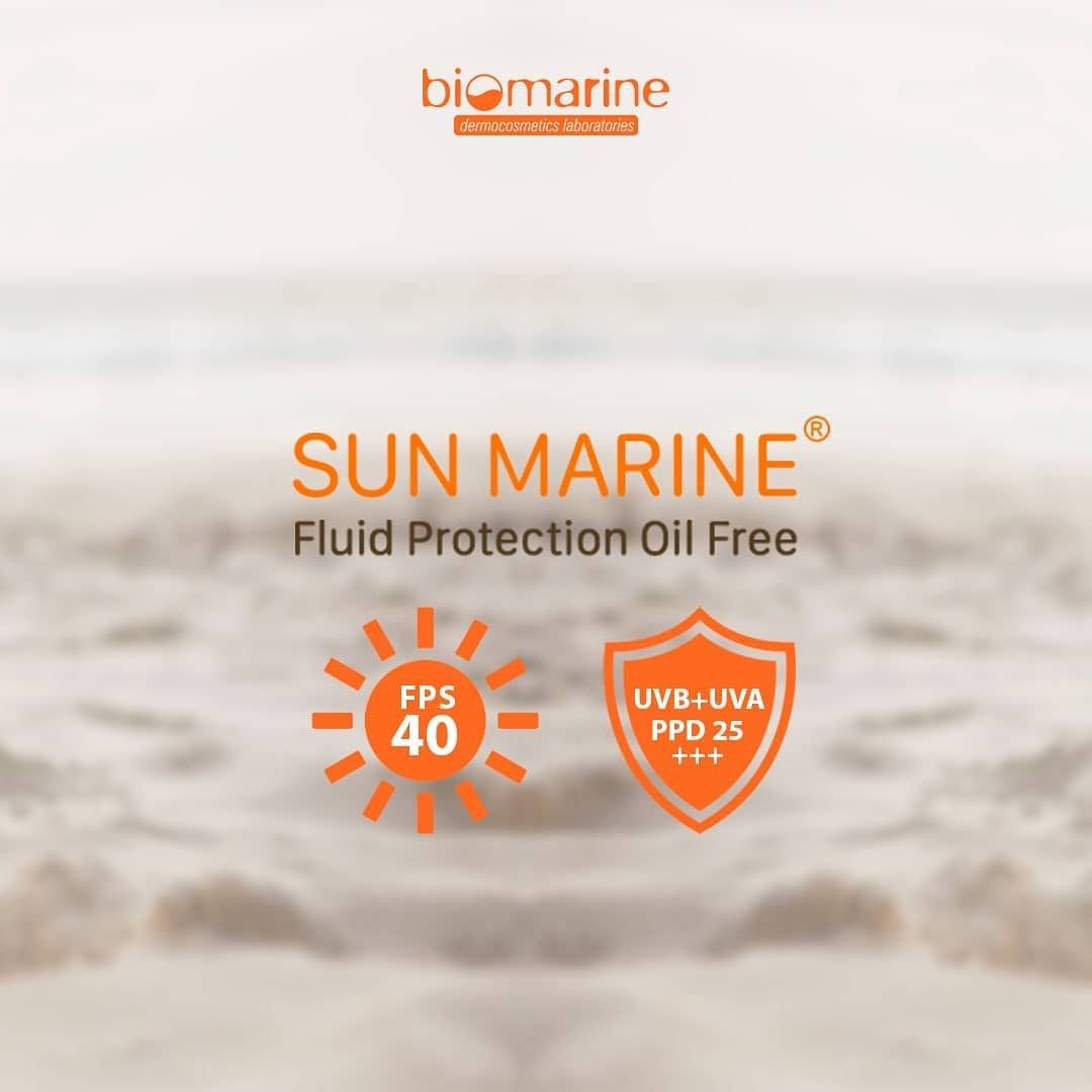 Protetor Solar Pele Oleosa Sun Marine FPS40 Biomarine - Bolelli Cosméticos