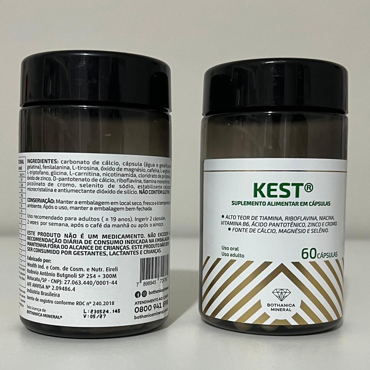Suplemento Alimentar Kest Bothanica Mineral - Bolelli Cosméticos