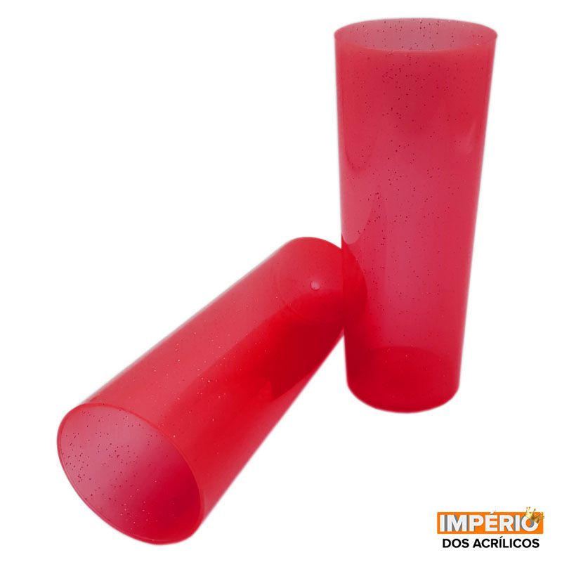 Copo long drink rubi com gliter - Império do Transfer | Produtos e ...