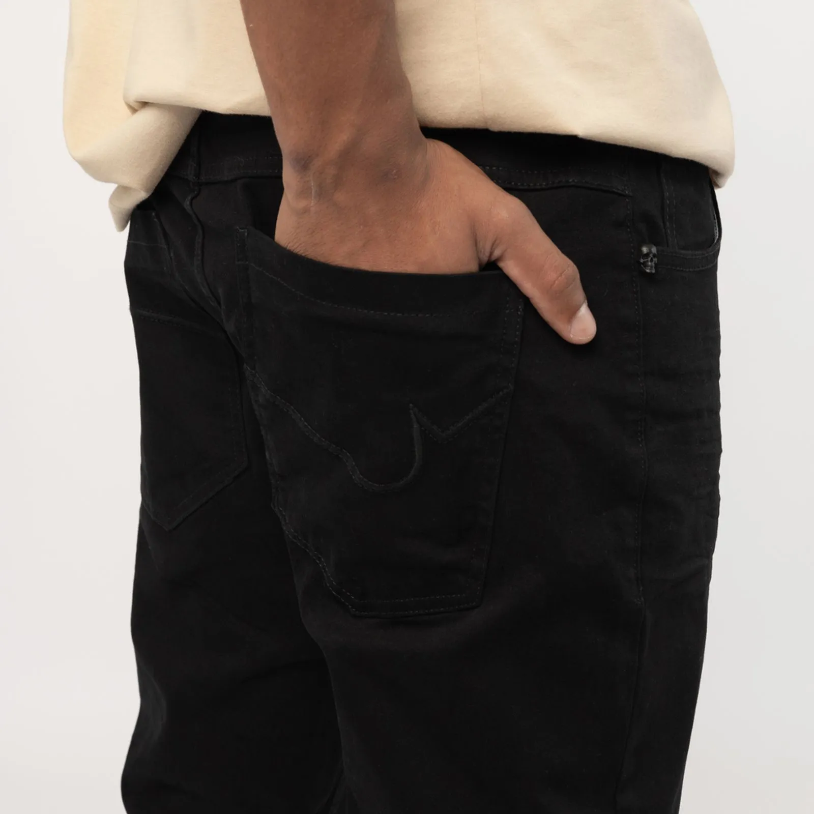 Calça Mcd Algodão Slim Black - REPUBLIKA