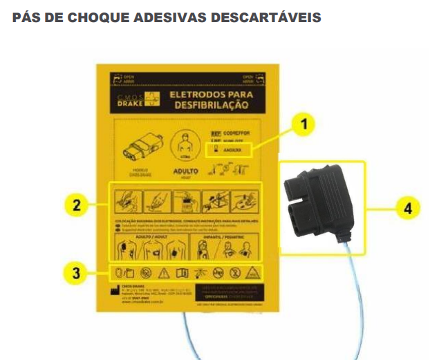 Desfibrilador Externo Automático DEA Life 400 Futura – CMOS DRAKE - OrthoHouse - Cama Hospitalar ...