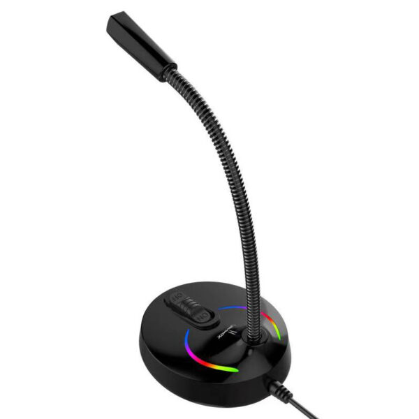 MICROFONE DE MESA GAMER RGB – GT-GK55 - IS Computer | Tudo de Informática e Gamer!
