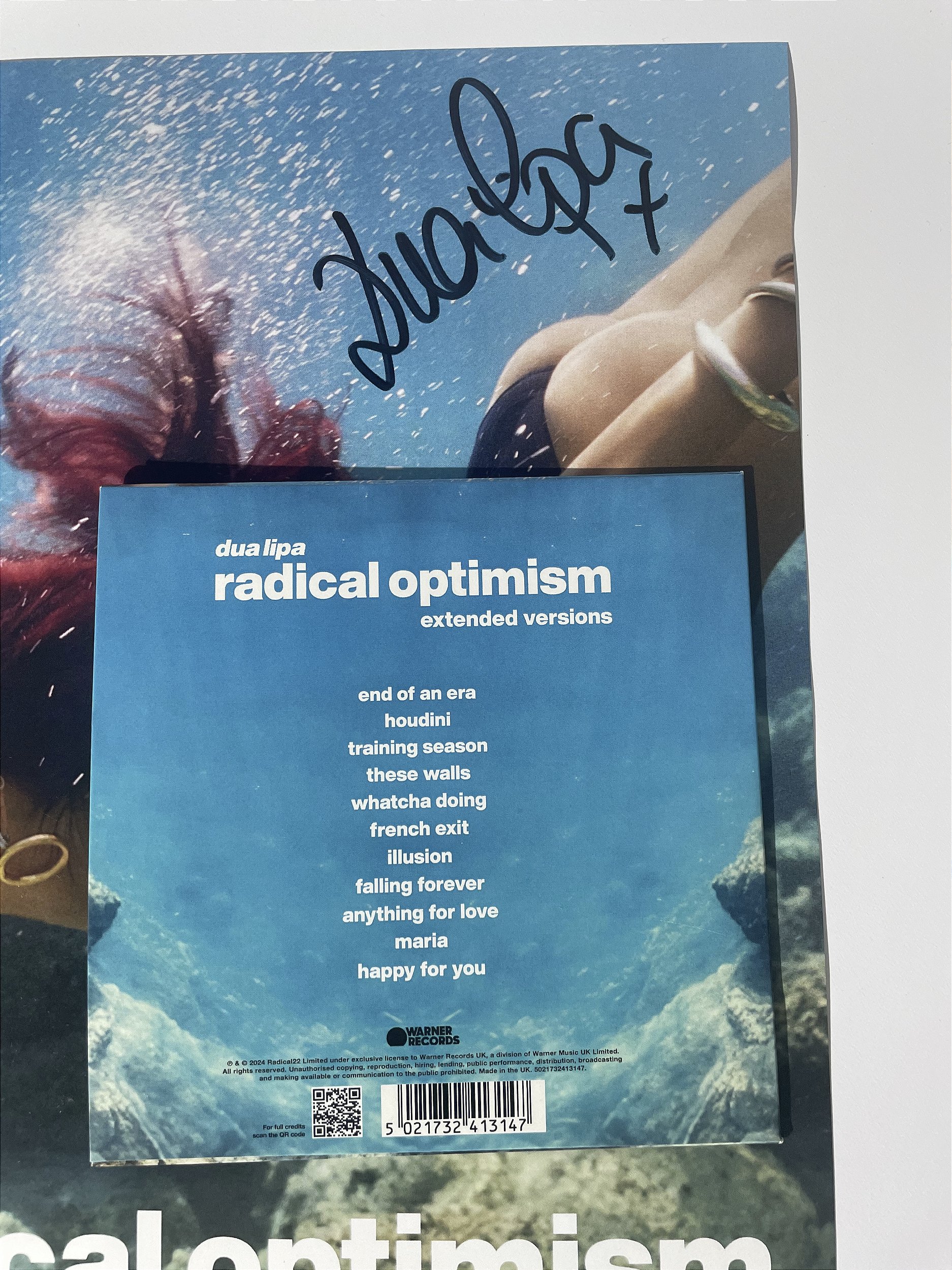 Dua Lipa - Radical Optimism (hmv Exclusive + Poster autografado) - CD - Factory Records