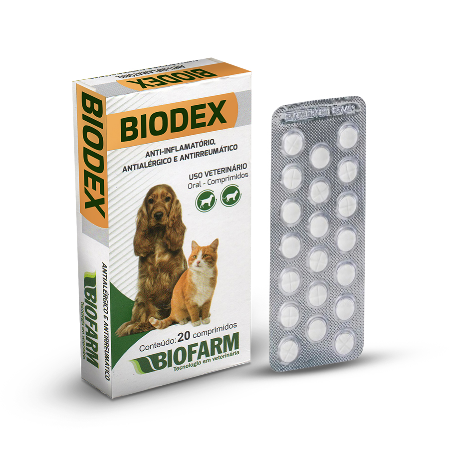 Biodex 20 Comprimidos - Azul Pet