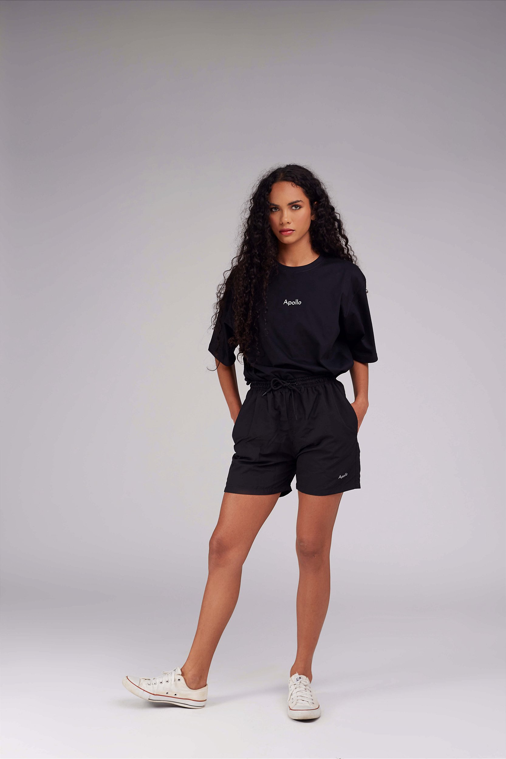 Short Joy Apollo Clássico Preto - JOY APOLLO | Site Oficial
