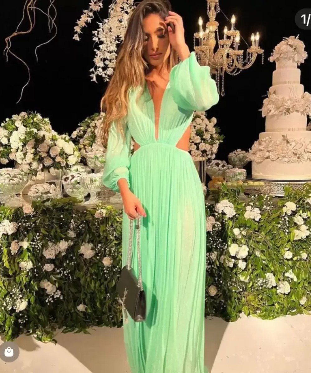 Vestido Longo Liane Verde - Boutique Soul Queens