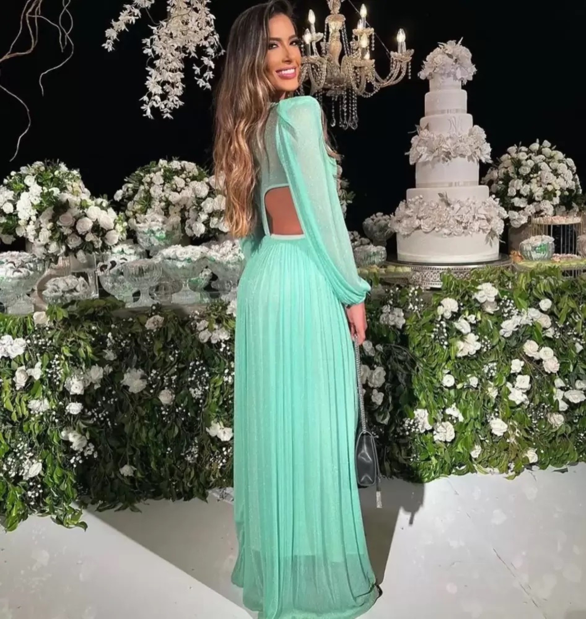Vestido Longo Liane Verde - Boutique Soul Queens