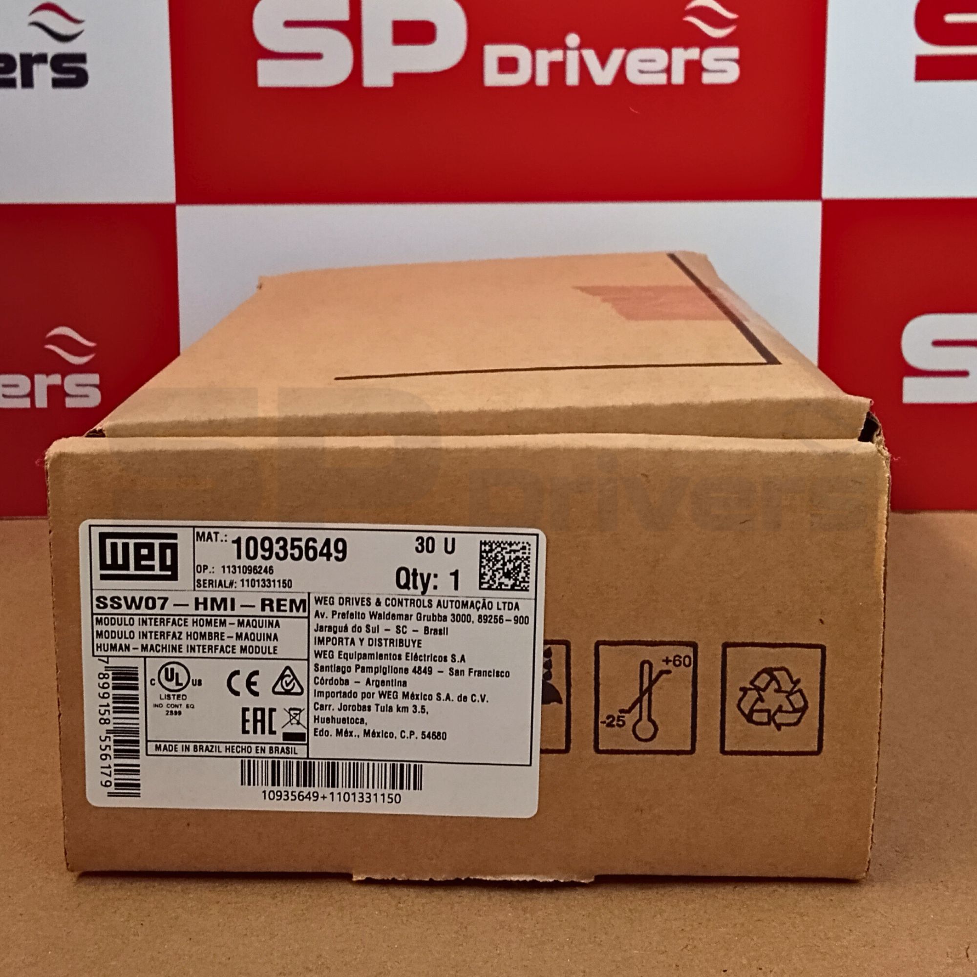 CJ MODULO INTERFACE HMI-SSW07-REM - SPDrivers - Loja Online