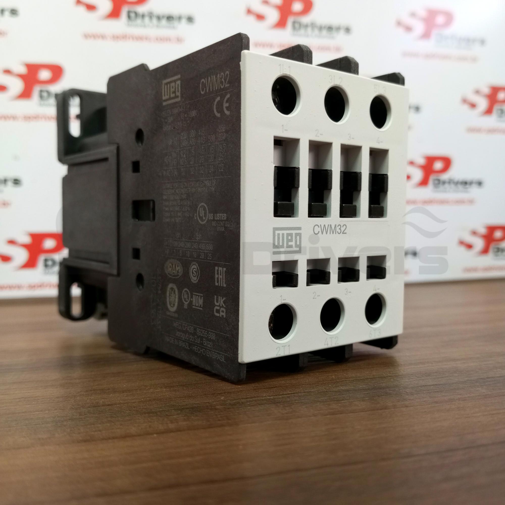 CONTATOR CWM32-00-30C44 208-240V DC - SPDrivers - Loja Online