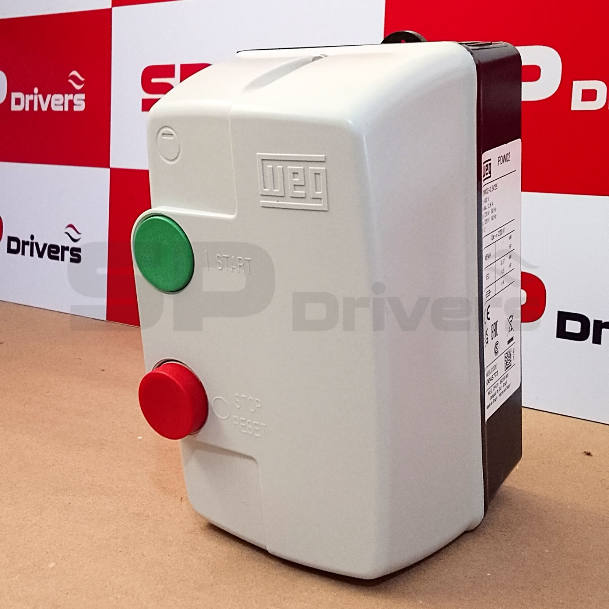 CHAVE PDW02-0,33V25 PARTIDA DIRETA TRIFASICA 220V60Hz - SPDrivers - Loja Online