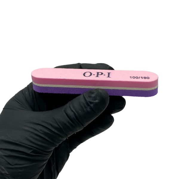 Mini Lixa Buffer OPI Polidora Duo - Rosa e Roxa - Loja Talita Cardozo