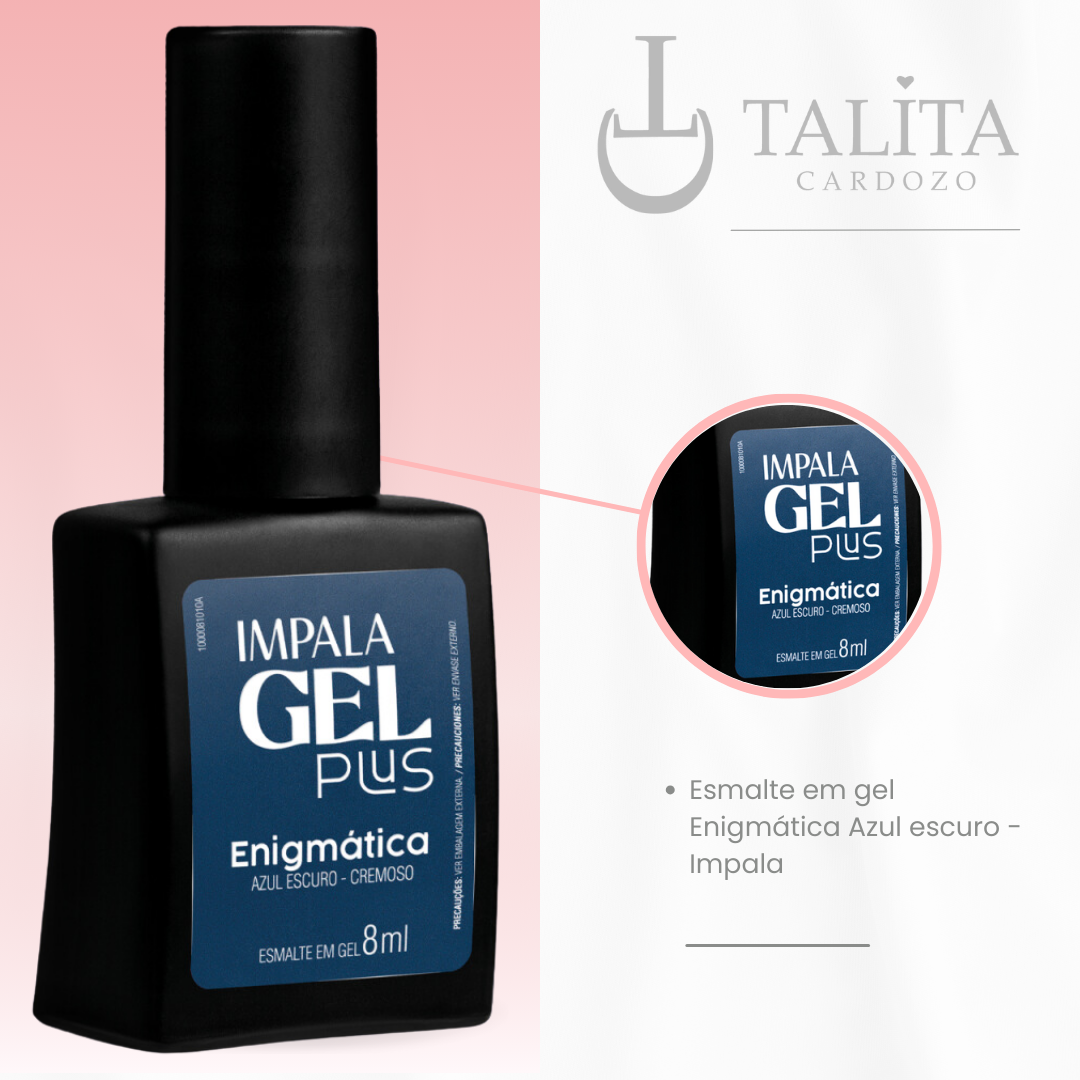 Esmalte Gel Plus Cremoso Enigmática - Impala 8ml - Loja Talita Cardozo